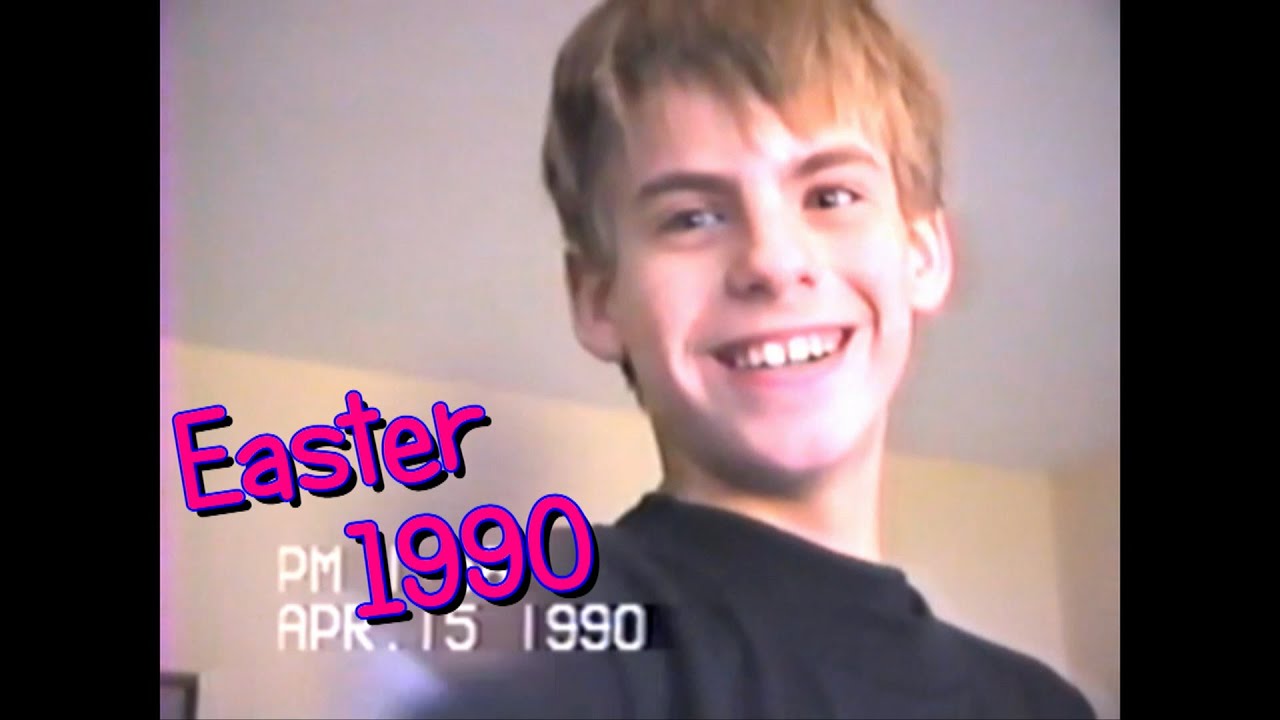 90's: Hanging Out on Easter - April 15, 1990 - YouTube