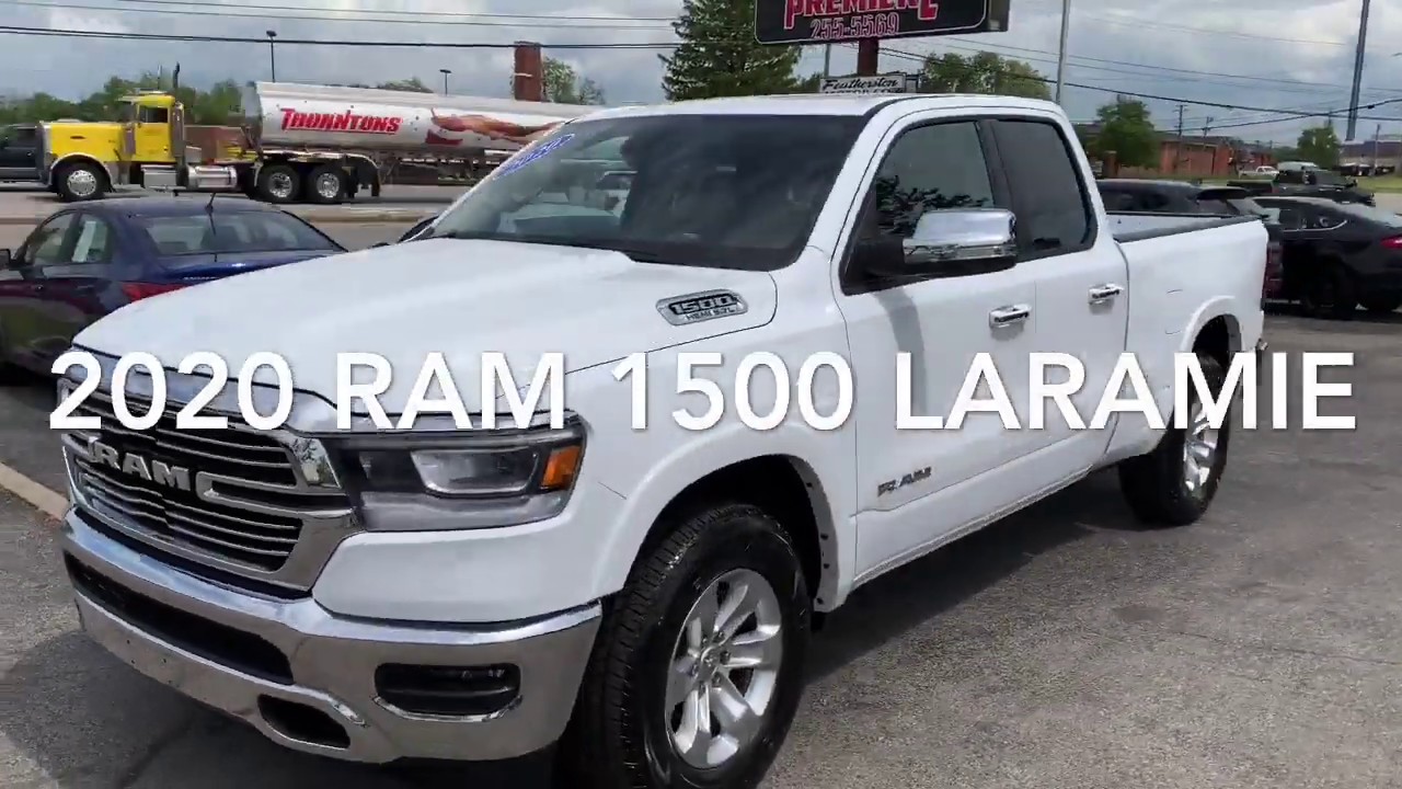 2020 Ram 1500 Laramie White - YouTube
