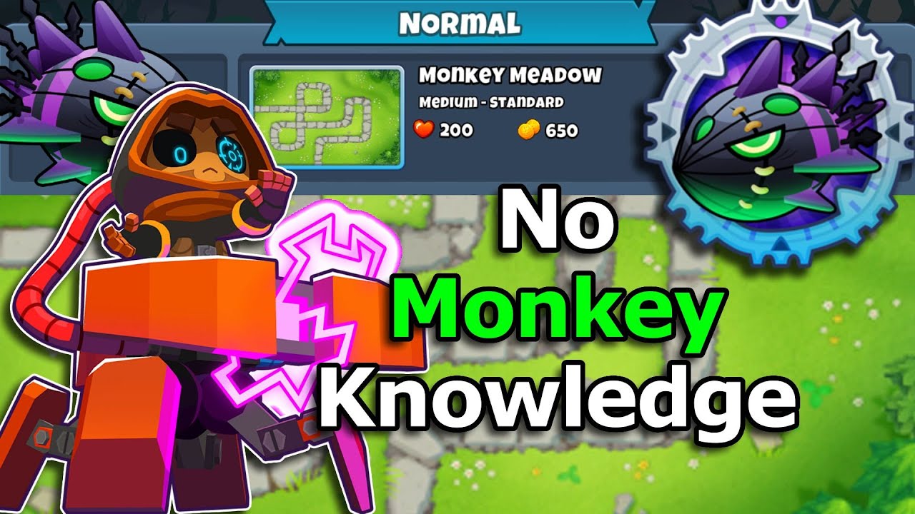 Lych Normal Tutorial || No Monkey Knowledge, No Abilities || Monkey Meadow (BTD6) - YouTube