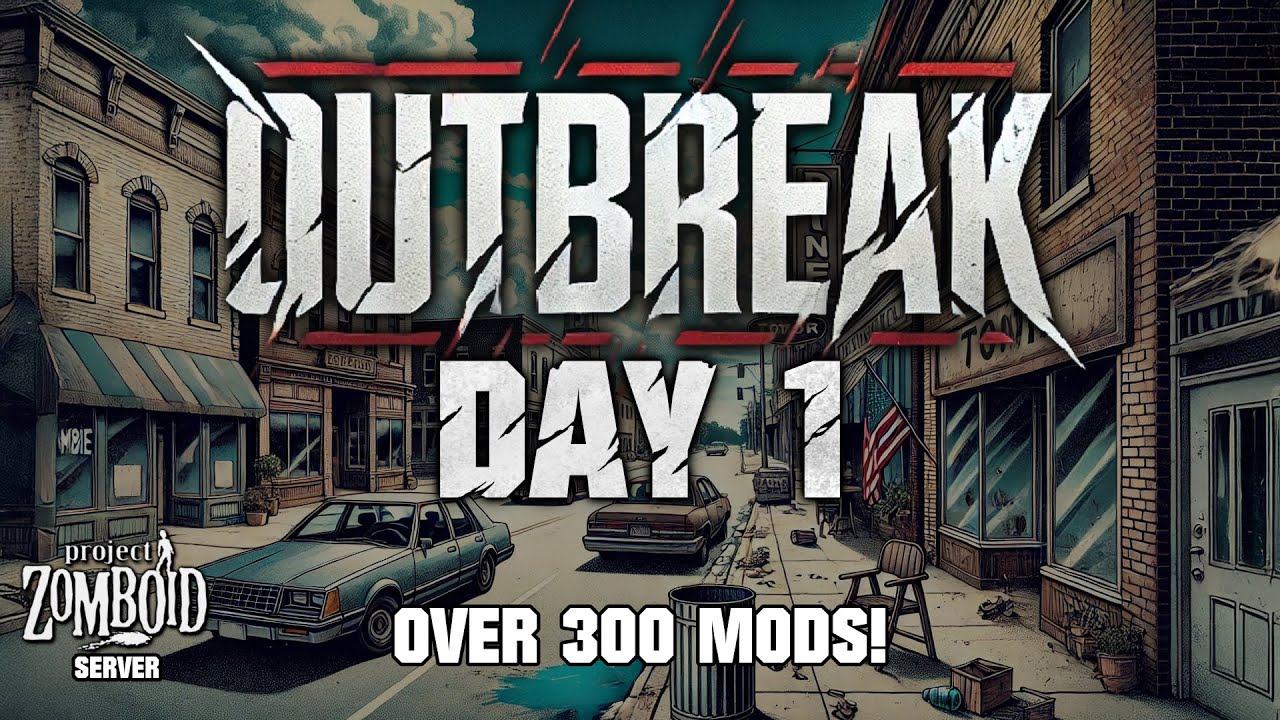 🔴[LIVE] 🧟 Outbreak Project Zomboid Server - Over 300 mods (fingers ...