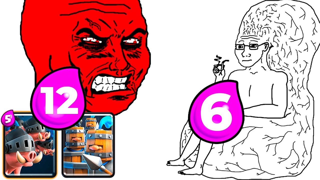 STOP (Royal Recruits + Royal Hogs) With 6 Elixir! - YouTube