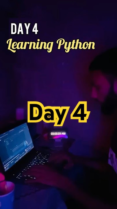 Day 4 Learning Python | Comment for Caption as it’s too long & can’t be write in Title. - YouTube