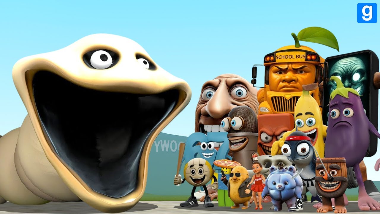 NEW ROBLOX HUNGRY WORM VS ALL ITALIAN BRAINROT ANIMALS MEMES in Garry's ...