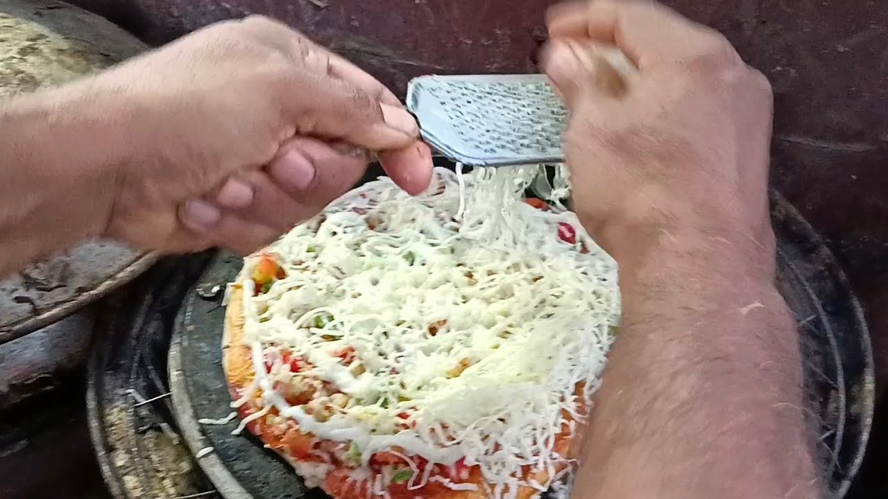 OM 🍕 Pizza Corner ⚡ Veg Pizza - YouTube