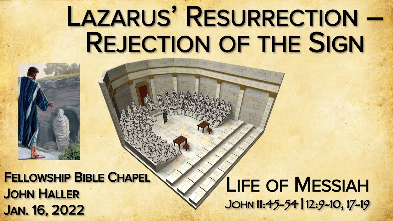 2022 01 16 John Haller "Lazarus' Resurrection - Rejection of the Sign ...