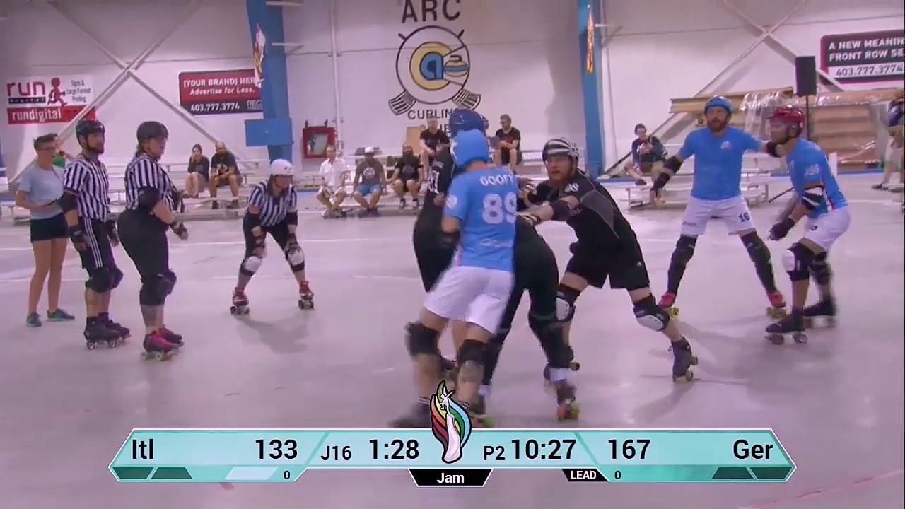 Men's Roller Derby Worldcup Calgary 2016 - Team Germany - YouTube