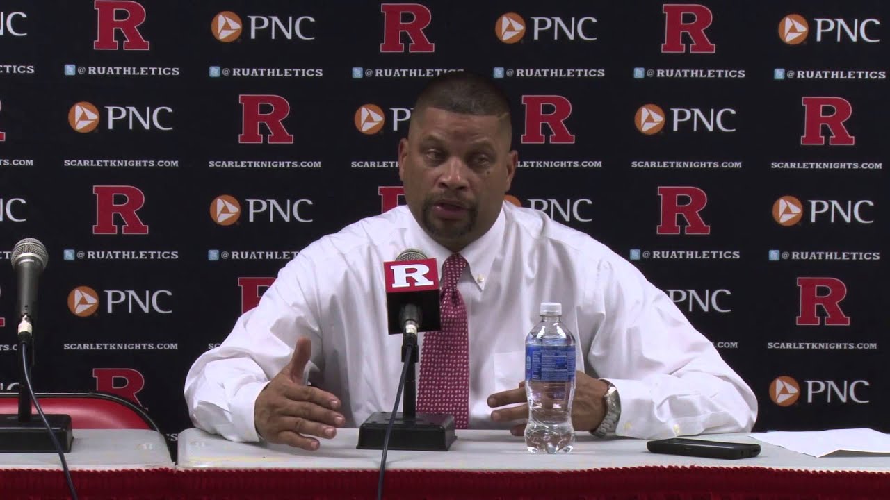 Eddie Jordan Press Conference - Rutgers-Newark - YouTube