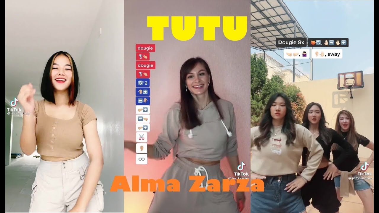 Tutorial Dance Tik tok - DJ Tutu- Alma Zarza - YouTube
