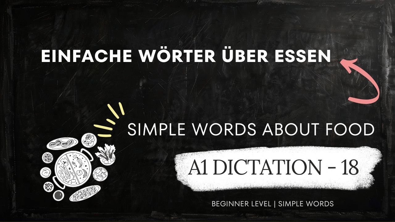 German Language Lessons for Beginners(German dictation A1 level ...