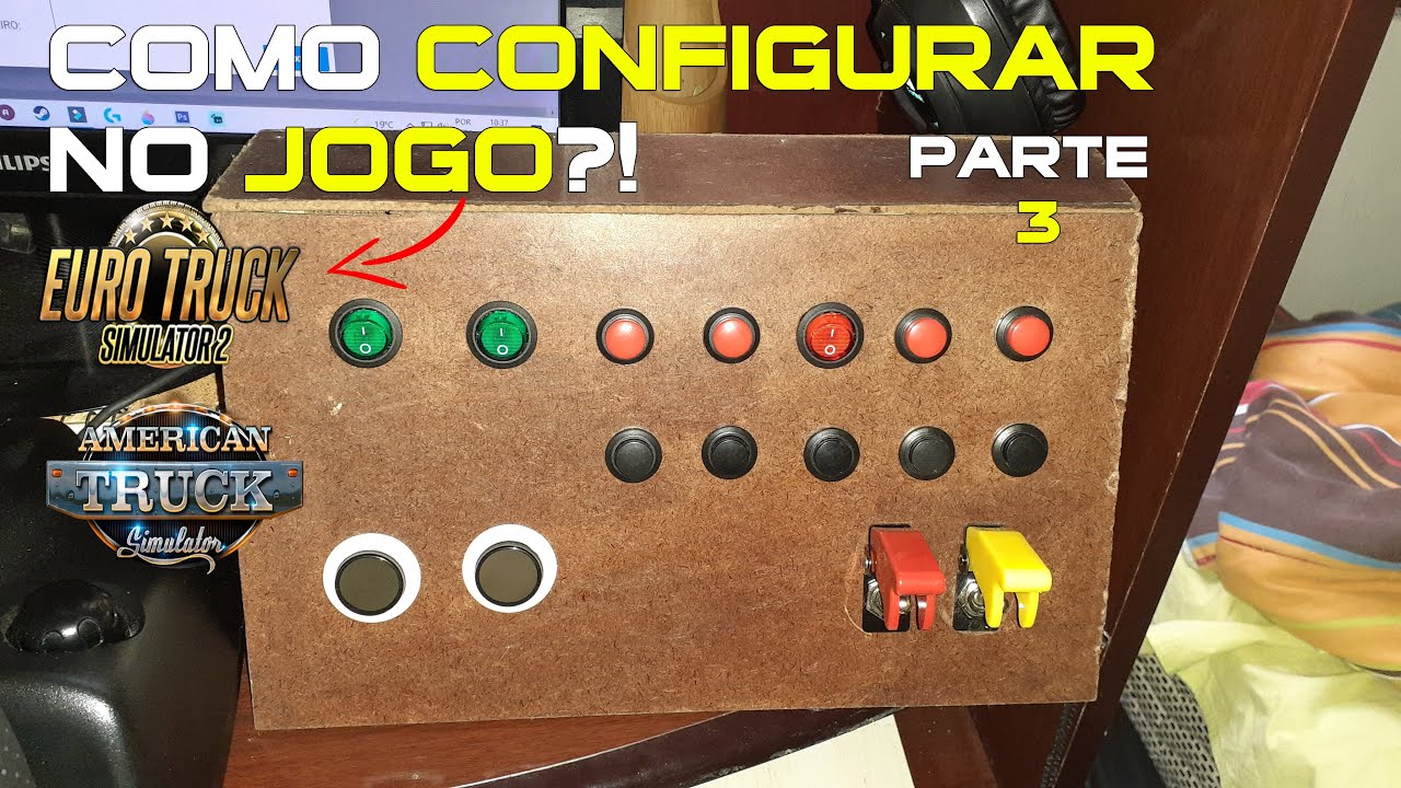 BUTTON BOX CASEIRO | Como construir - PARTE 3: Como configurar no Jogo ...
