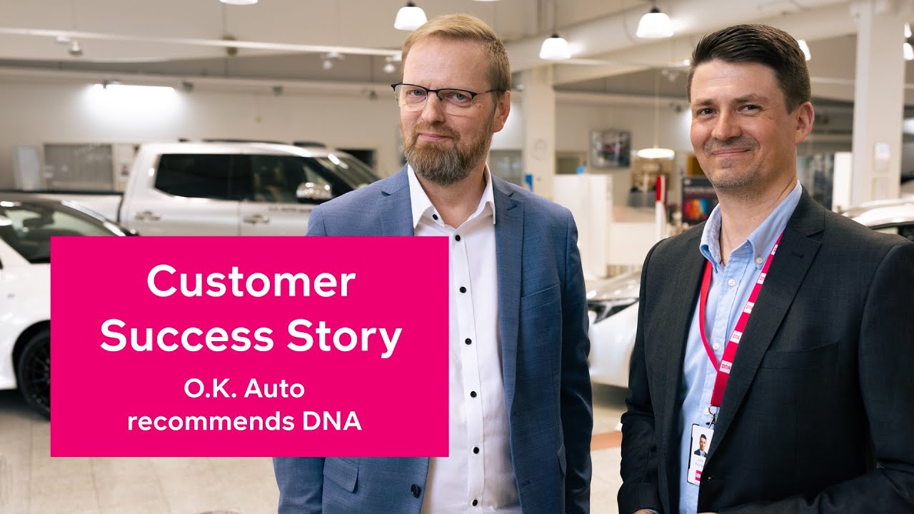 Customer success story: O.K. Auto Oy recommends DNA - YouTube
