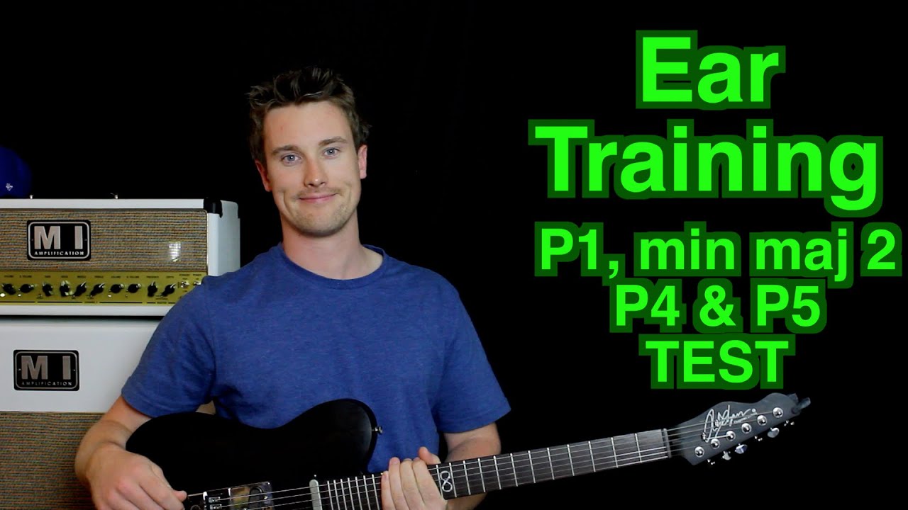 Ear Training: Practice P1, 2nd's, 3rd's, P4, P5 (Train your ears) - YouTube