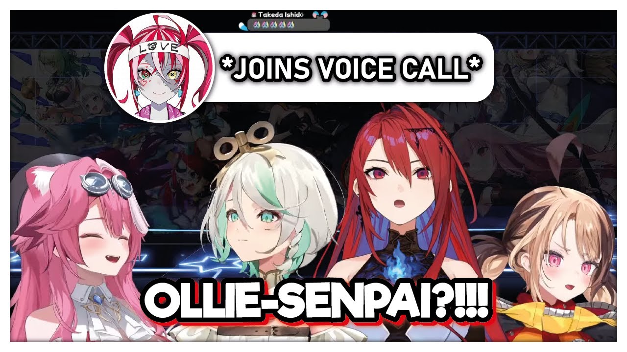Ollie suddenly join Holo Justice Voice chat when they talking about her ...