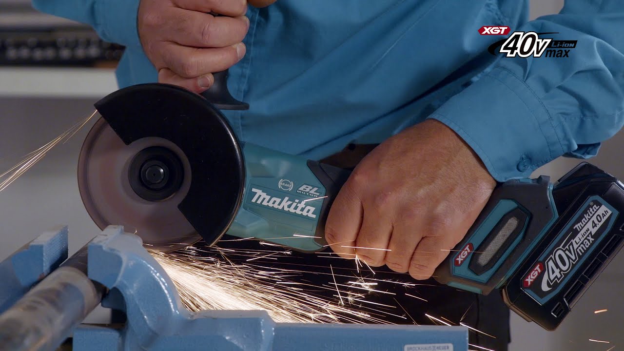 Metalen, steen en beton doorslijpen, afbramen en schuren met de XGT 40 ...