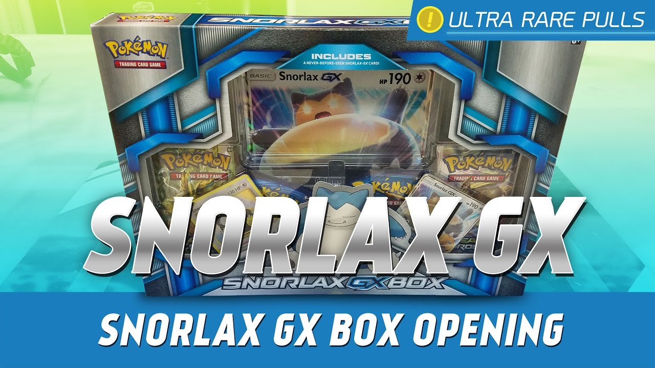 Snorlax GX Box Opening (ULTRA RARE PULLS) - YouTube