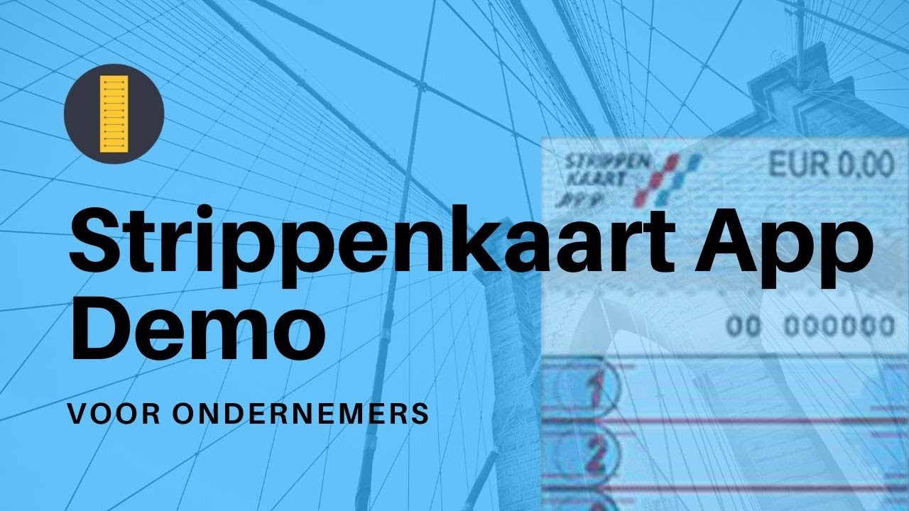 Demonstratie Strippenkaart App - YouTube