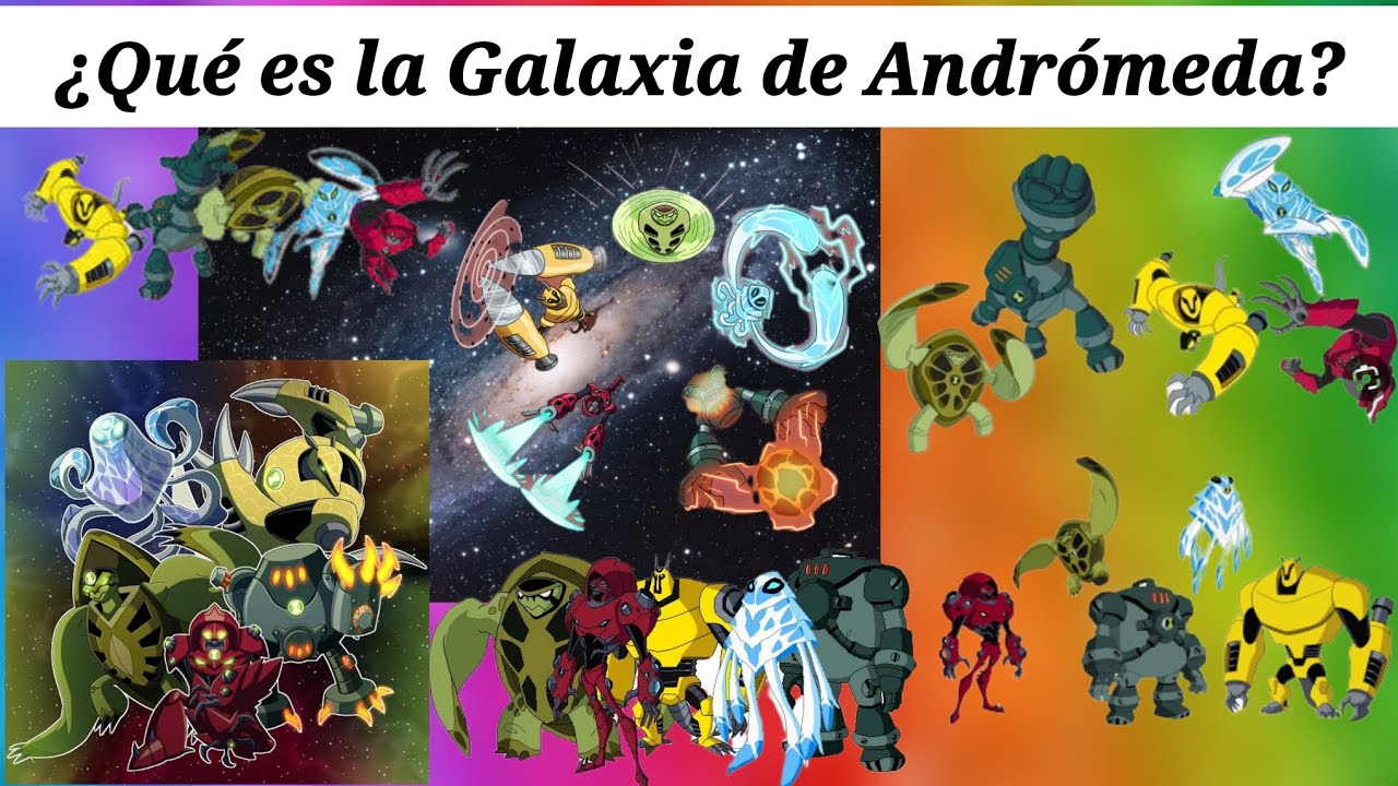 GALAXIA Andrómeda y sus habitantes Explicados Lugares BEN 10 - Aliens ...