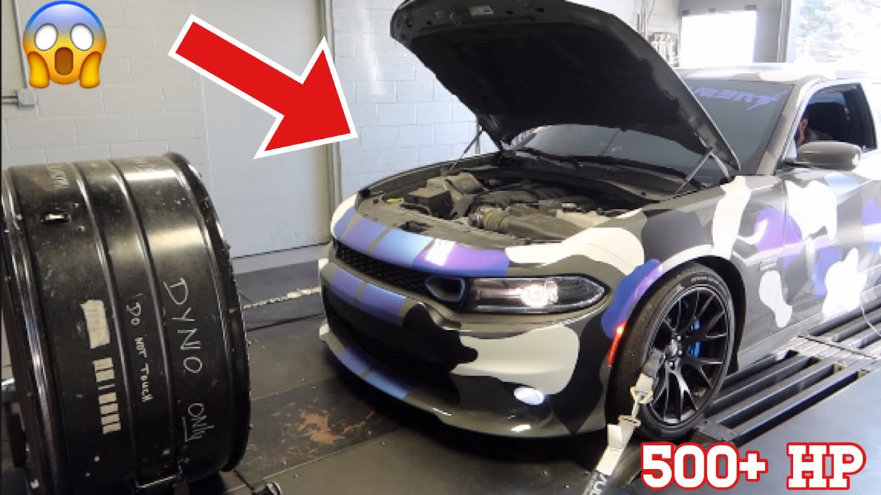 I DYNO'D MY 500+ HP SCAT PACK!! 😱 - YouTube