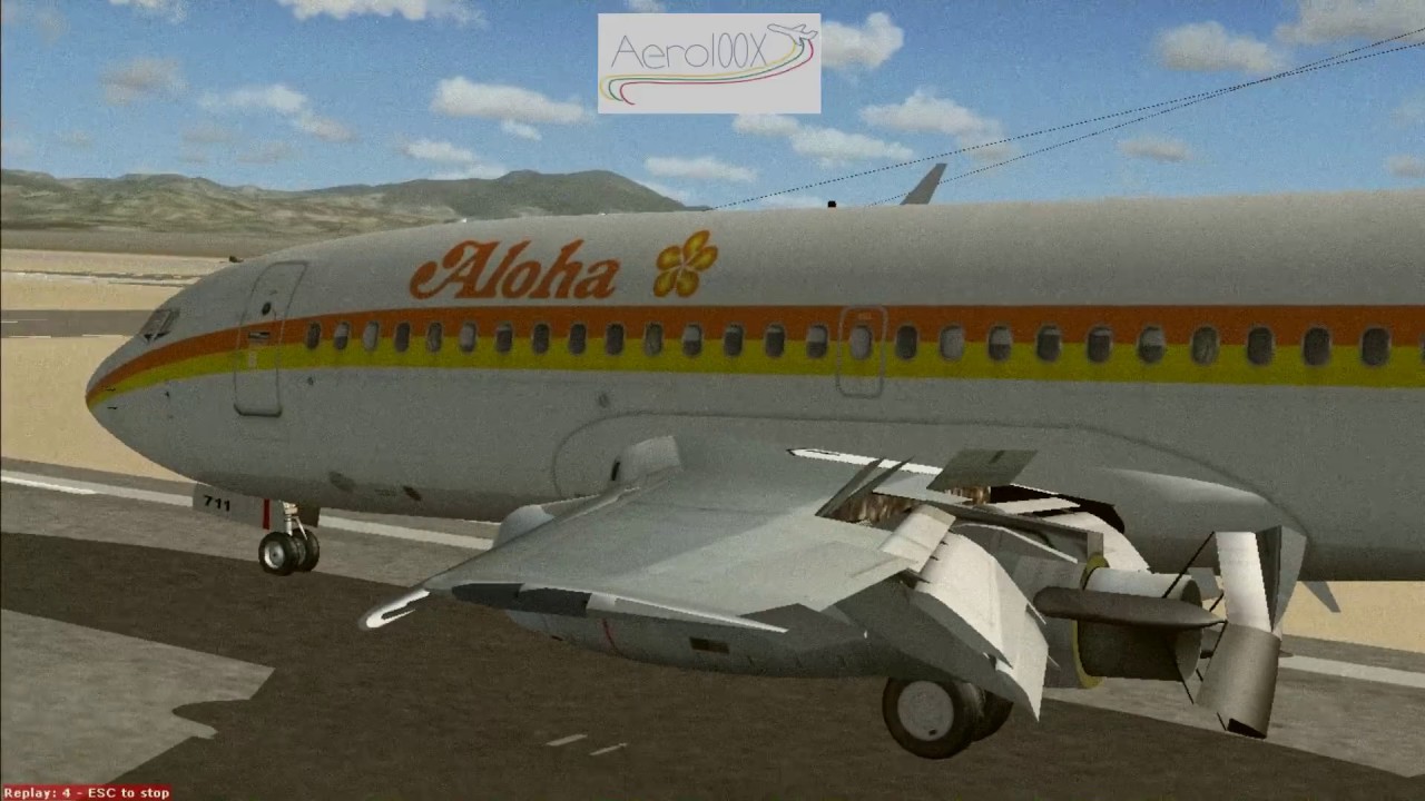 Aloha 737-200 Tribute FSX Blast From The Past HD - YouTube