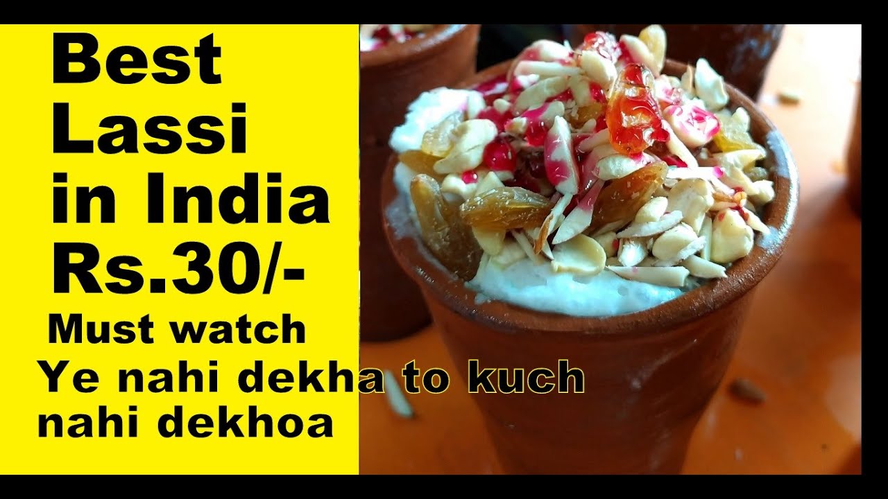 Streetfood street food Famous Punjabi Lassi in Yamunanagar Full Glass ...
