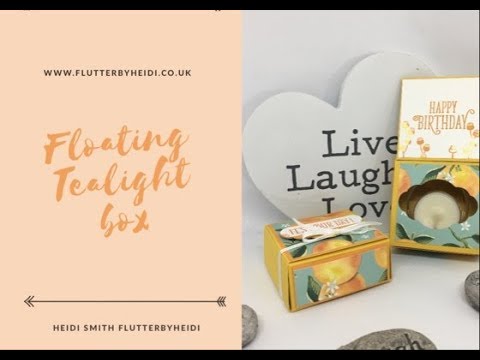 Gift Box #16 Make a pretty lift up aperture gift box - YouTube