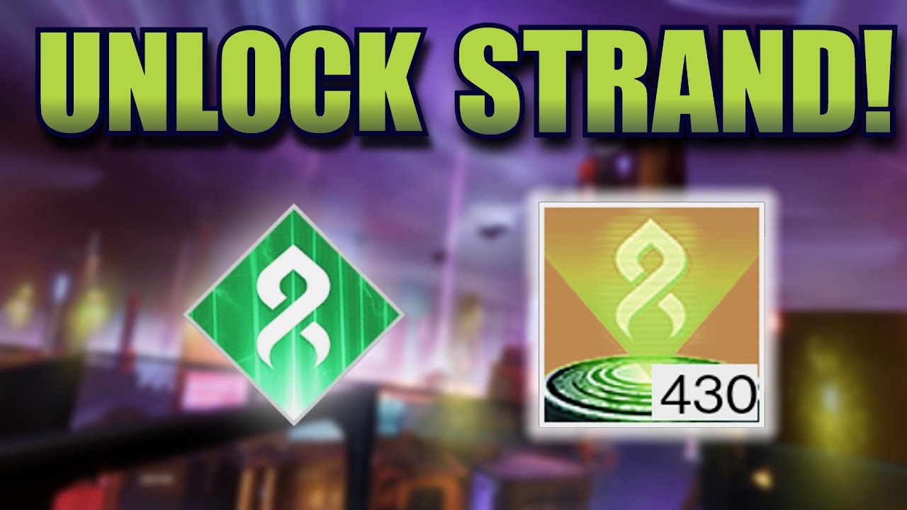 How To Unlock Strand Destiny 2 | Fragments, Meditations, and more - YouTube