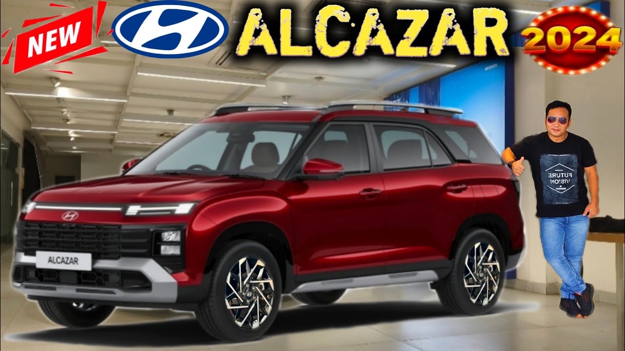 FACELIFT HYUNDAI ALCAZAR 2024 COLOUR OPTIONS:NEW ALCAZAR 6 & 7 SEATER ...