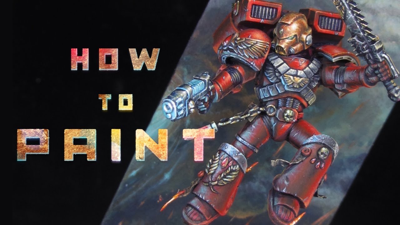 Blood Angel - How to paint - Red Armor - YouTube