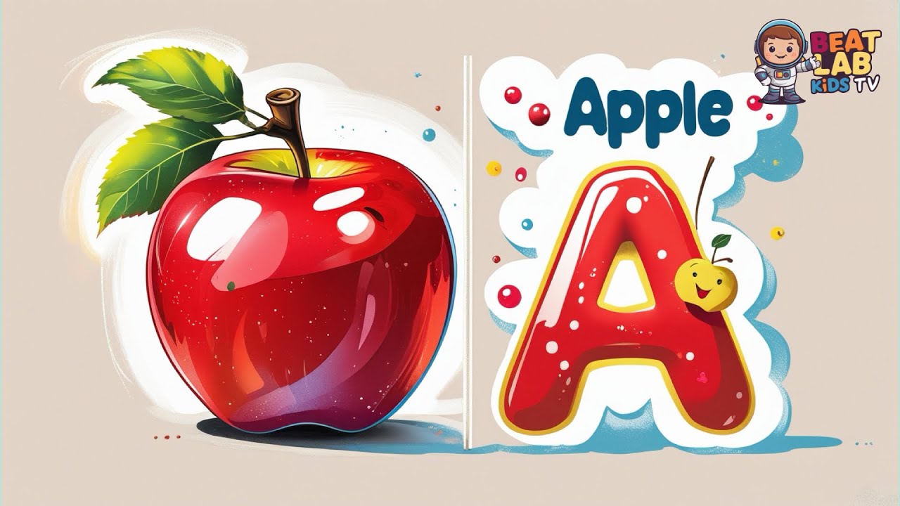 ABC Song with TWO Examples Per Letter! | A for Apple & Ant | Preschool ...