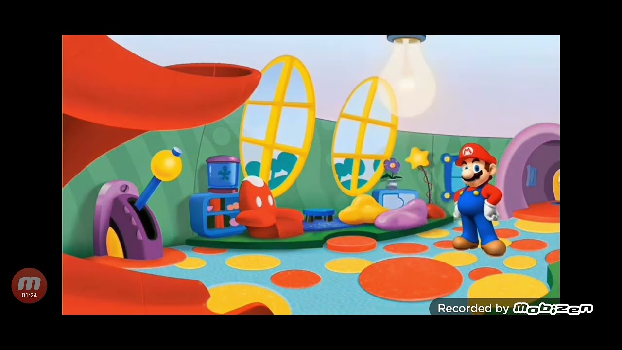 super mario clubhouse intro disney junior - YouTube