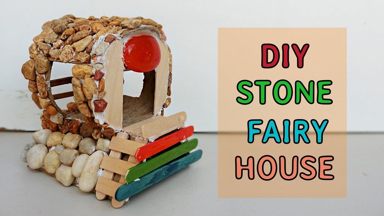 DIY Fairy House from Stones #1 : Easy How to Make | Backyard Crafts ...