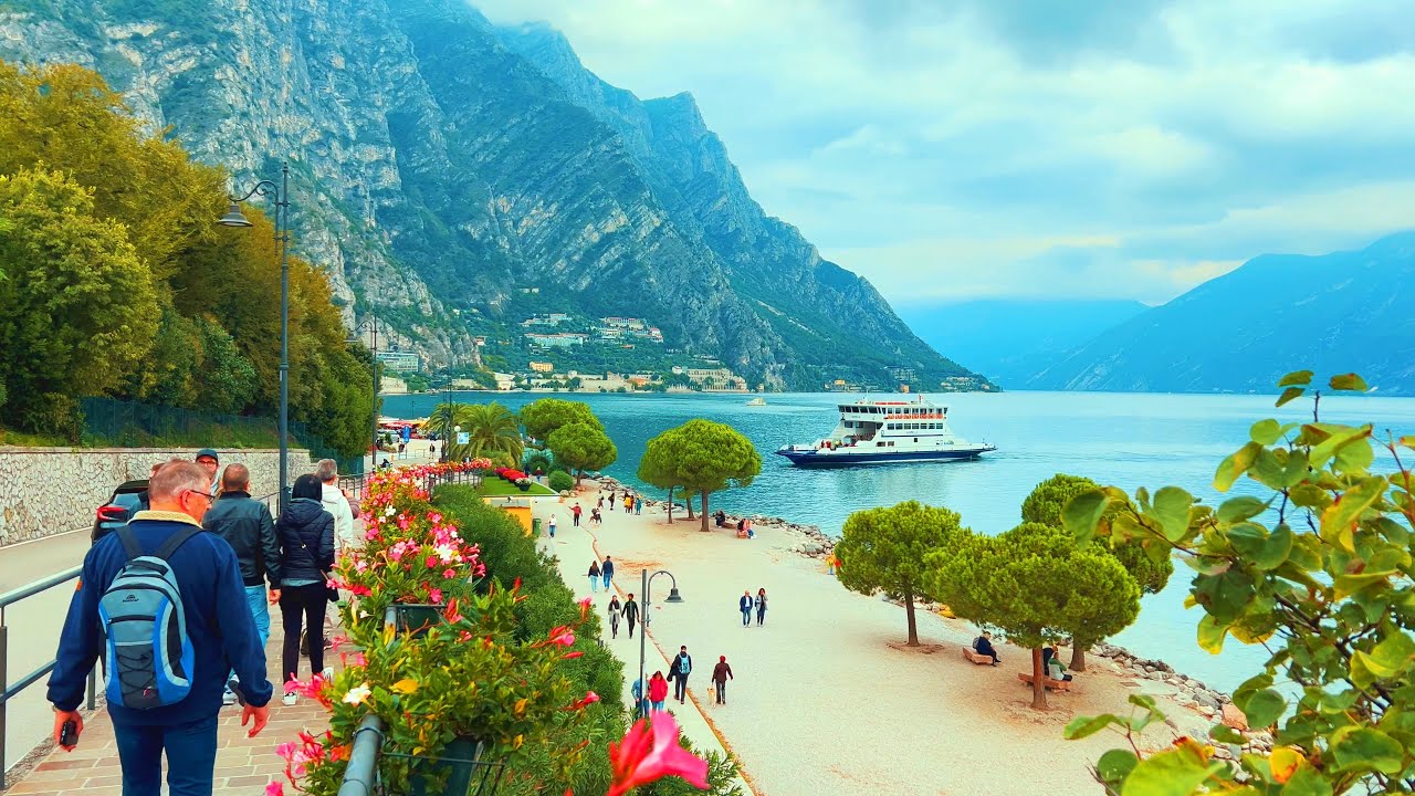 Limone Sul Garda Italy Walking Tour | 4k60 Fps - The Prettiest town in ...