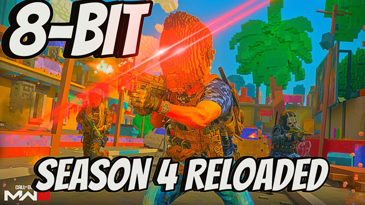 They Added An 8-Bit Game Mode to MW3(Season 4 Reloaded) - YouTube