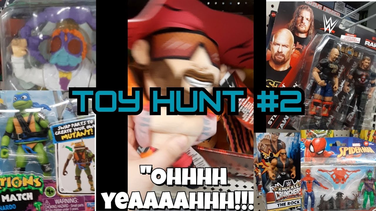 Toy Hunt #2 Turtles and WWE (Walmart) - YouTube