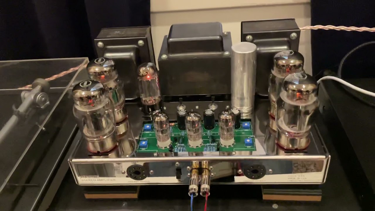 VTA ST120 tube amplifier operation. - YouTube