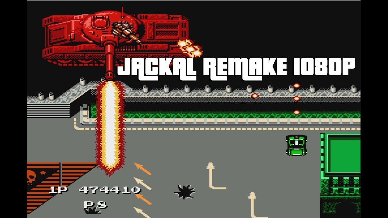 JACKAL Remake 1080P (NES) - Classic Game TV - YouTube