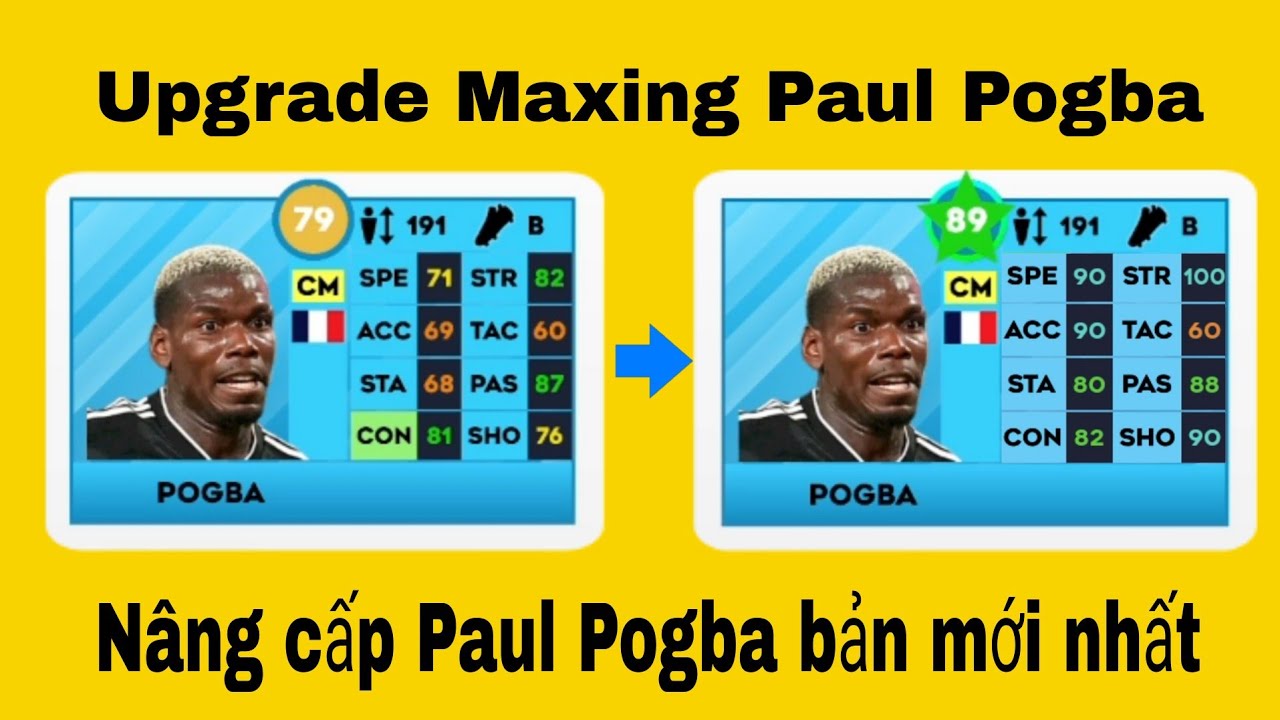 DLS 2023 | Nâng cấp Maxing Paul Pogba bản mới dls 23 - YouTube