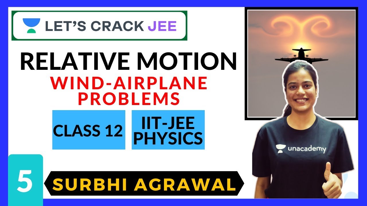 Relative Motion | Wind-Airplane Problems | IIT-JEE Physics | Surbhi ...