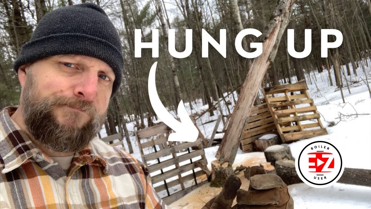 How will I get this HUNG UP TREE DOWN safely? - YouTube