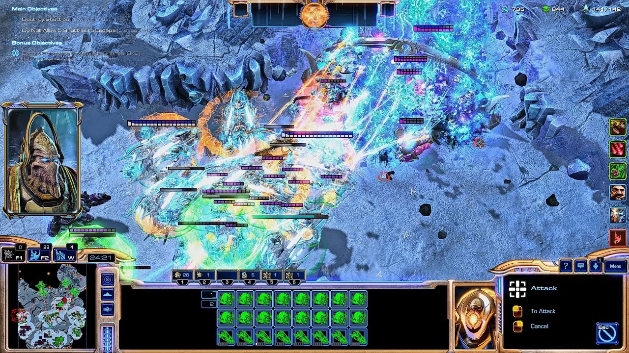 SC2 Co-Op Void Launch "Watch the Skies" Karax GamePlay [Prestige ...