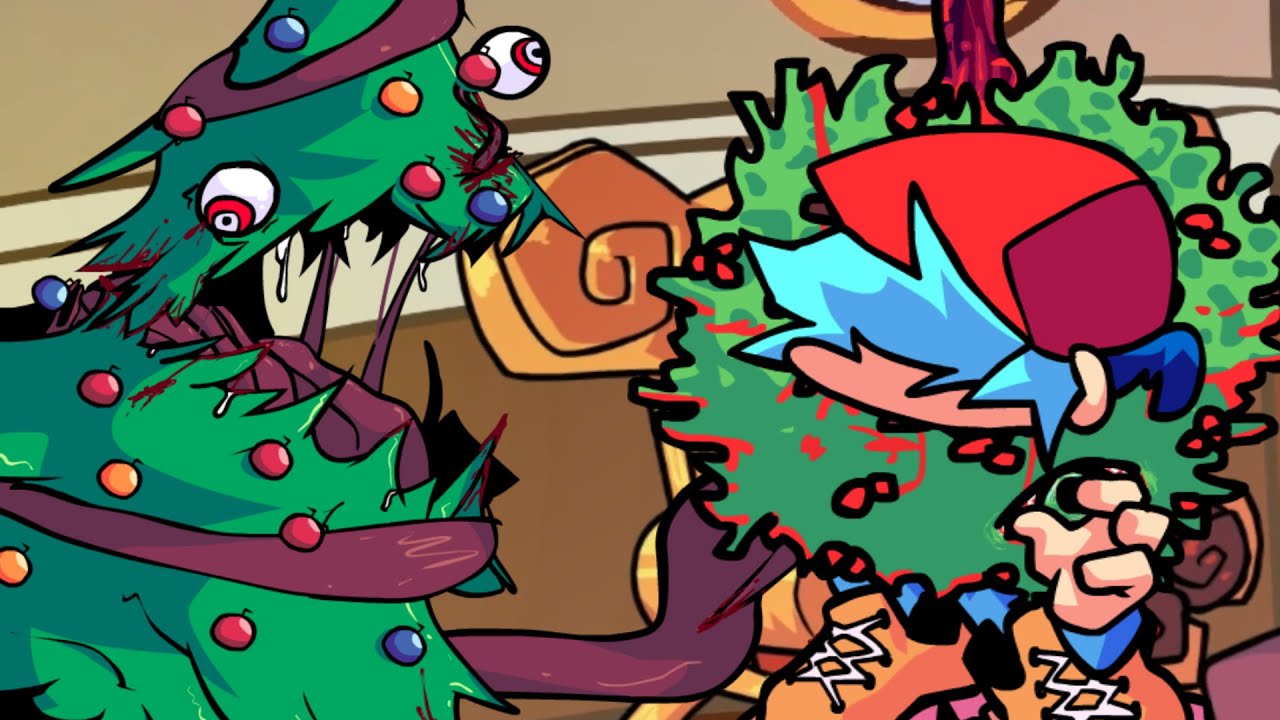 FNF: VS THE CHRISTMAS TREE-MONSTER Friday Night Funkin' – Christmas ...