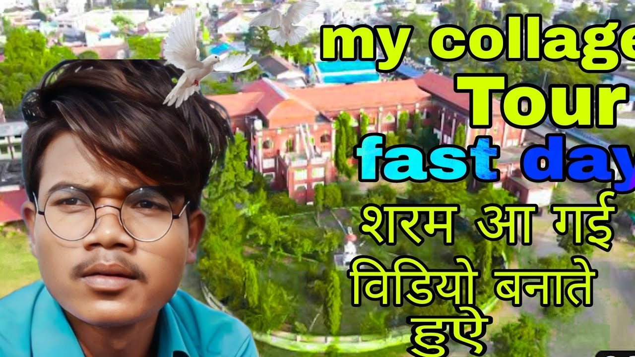 First Day it My Collage Tour College Life International Students 😍 ...