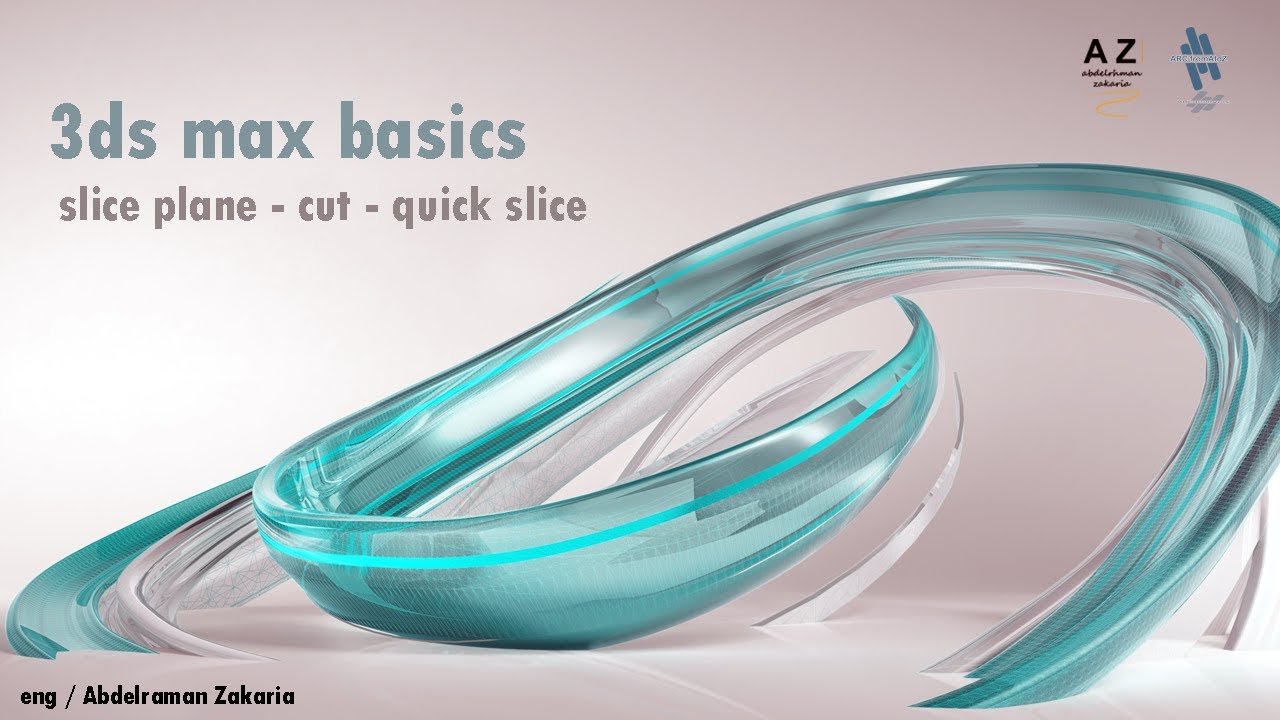 3ds max basics - slice plane - cut - quick slice - YouTube