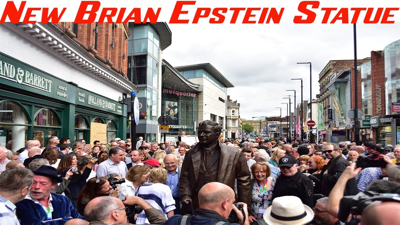 Brian Epstein Statue Unveiled in Liverpool to mark International Beatle ...