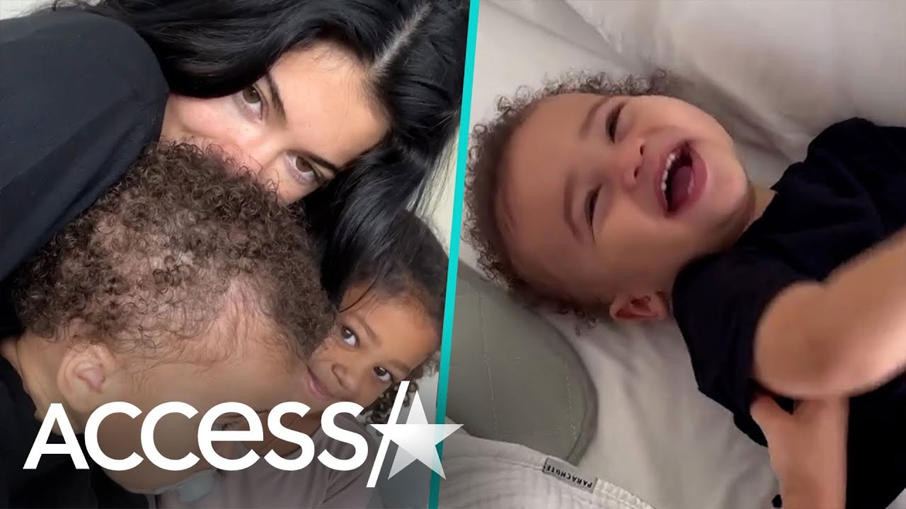 Kylie Jenner's Daughter Stormi TICKLES Brother Aire In Sweet Video ...