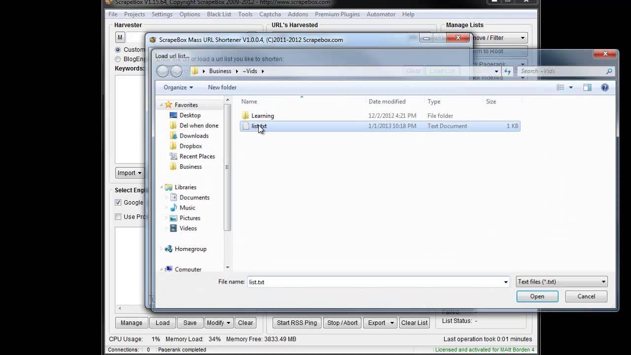 Mass Url Shortner Addon for Scrapebox - Shorten a large list of urls quickly - YouTube