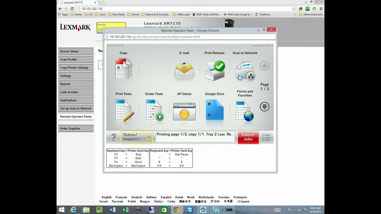 Lexmark Page Count - YouTube