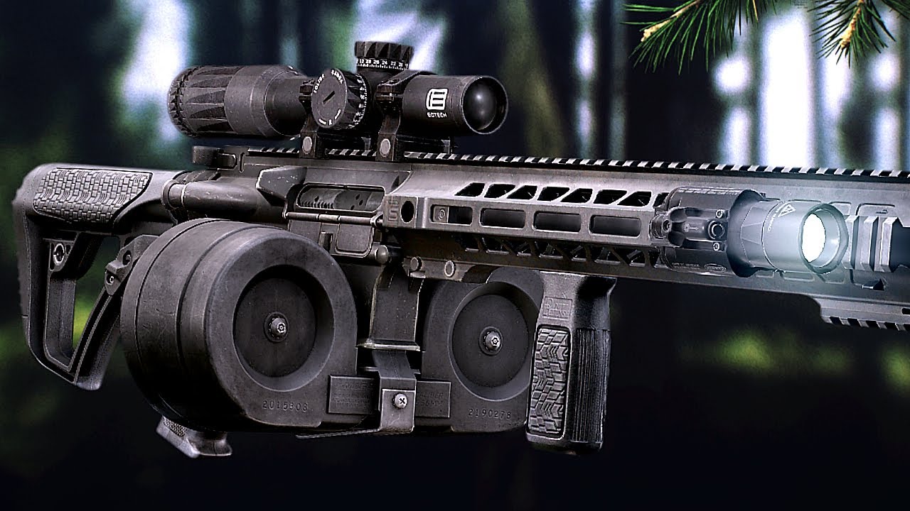 New 100-Round Drum Mag with M4A1 (Meta Build) - YouTube