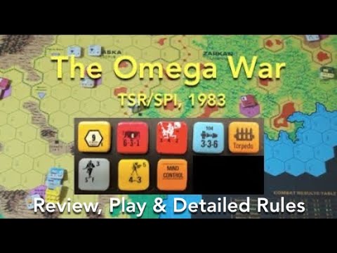 The Omega War (SPI/TSR) Board Game Review & How to Play - YouTube