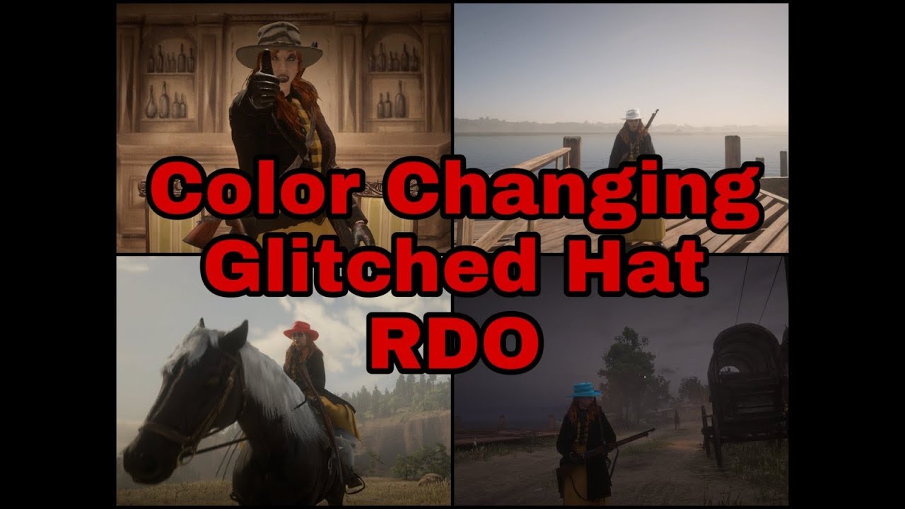 How to get The Color Changing Glitched Hat in RDR2 Online - YouTube